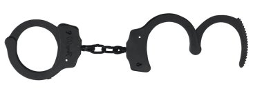DOUBLE LOCK METAL CUFF BLACK